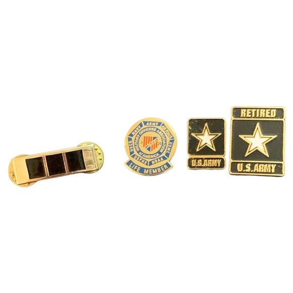 U.S. Army | Accessories | Lot Of 4 Military Us Army Pins | Poshmark